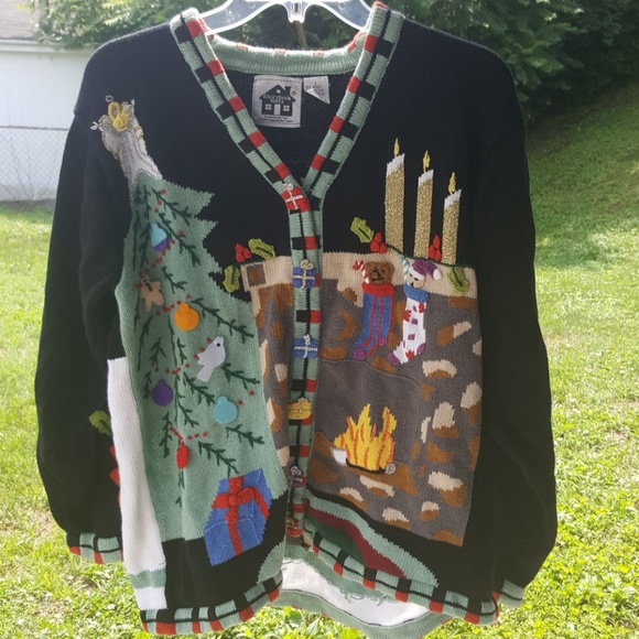 Storybook Knits | Sweaters | Vintage Storybook Knits Holiday Christmas ...